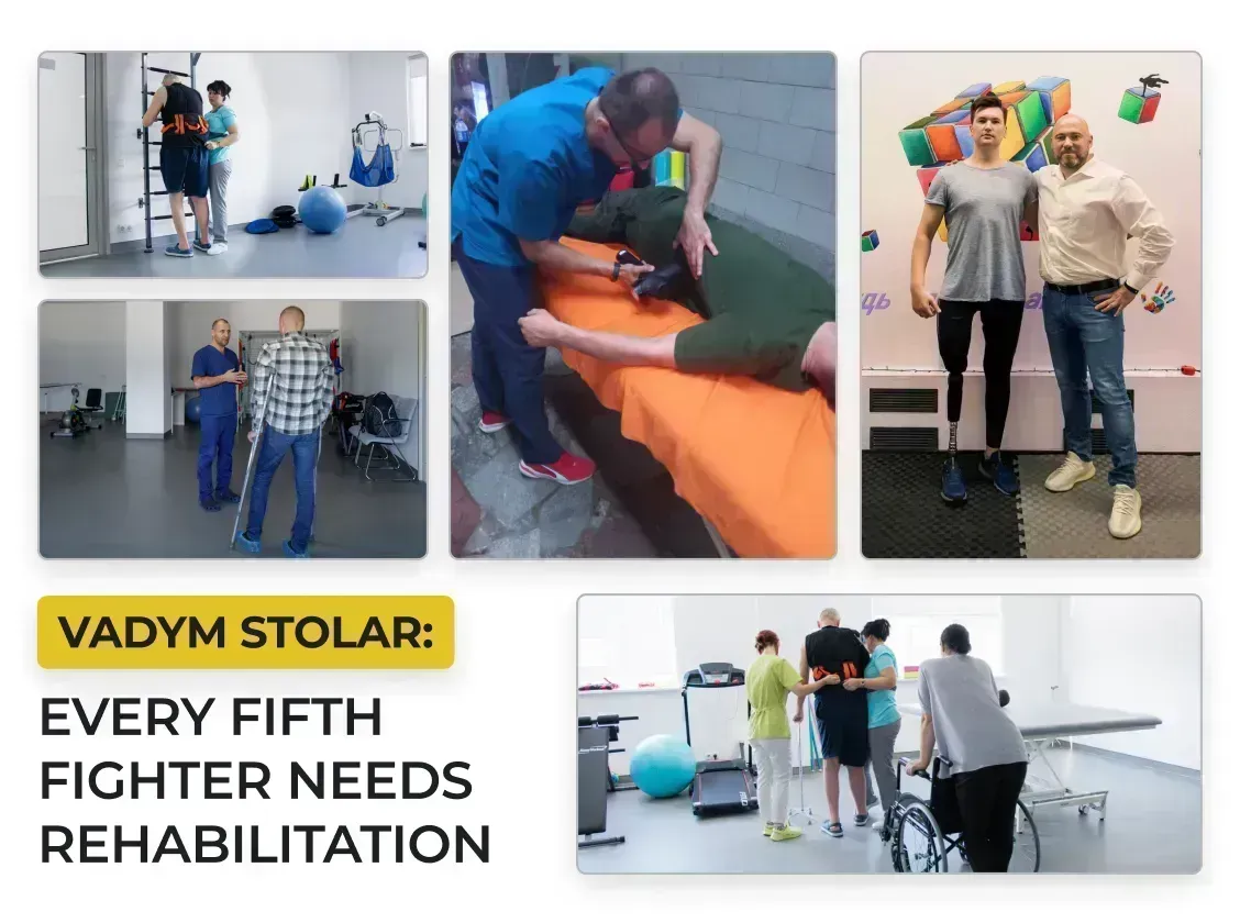 Vadym Stolar: Every fifth fighter needs rehabilitation | Vadim Stolar ...