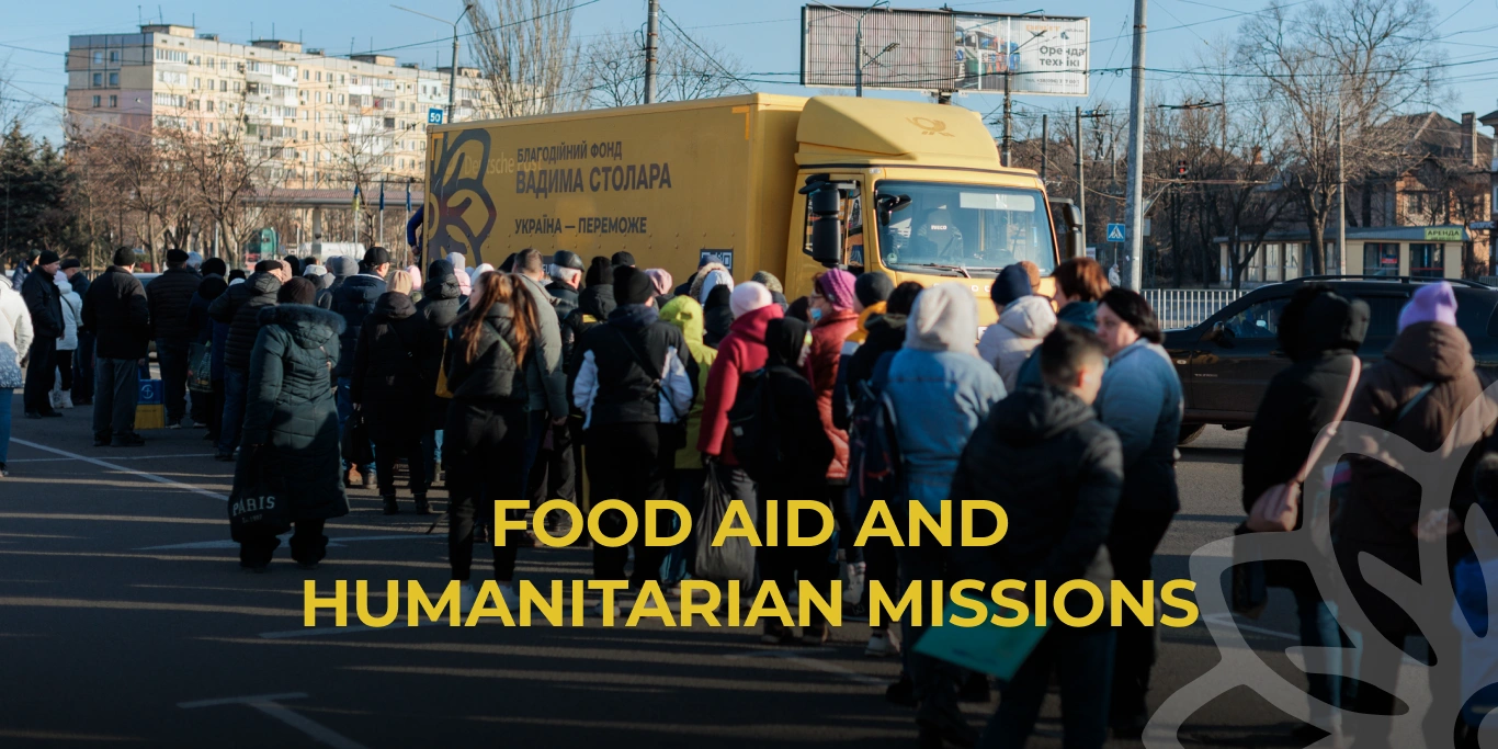 Food aid and humanitarian missions | Vadim Stolar Foundation